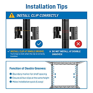 WZONICE98 5 Tier Storage Shelves Standing Shelf Units NSF Wire Garage Organizer Heavy Duty Garage Shelving Unit L Shaped Clothes Rack for Corner Laundry Bathroom Kitchen Pantry Closet