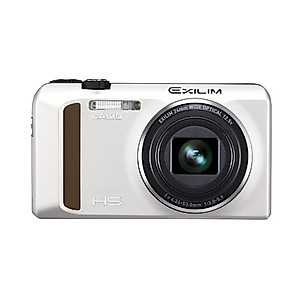 Casio High Speed Exilim Ex-ZR400 Digital Camera White EX-ZR400WE - International Version (No Warranty)
