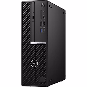 Dell Optiplex 5090 SFF Small Form Factor Desktop | Core i7-10700 - 256GB SSD Hard Drive - 16GB RAM | 8 cores @ 4.8 GHz Win 11 Pro Black (Renewed)
