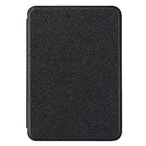 CoBak Case for All New Kindle 11th Generation 2022 Release Only - Ultra Slim PU Leather Smart Cover with Auto Sleep and Wake, Premium Protective Case for Kindle 2022, Black
