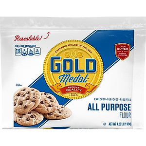 Gold Medal All Purpose Flour with Resealable Bag, 4.25 pounds