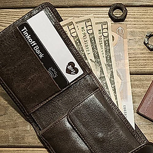 YODOCAMP Son Gifts From Mom, Engraved Wallet Card Inserts Keepsake Gifts for Son From Mom for Christmas Graduation Birthday Gift Ideas