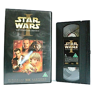 Star Wars: The Phantom Menace - Liam Neeson - Universal - Vintage - Pal VHS