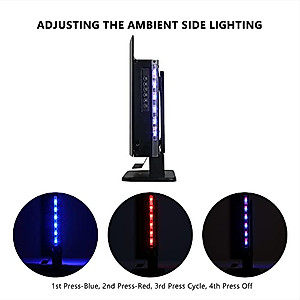 36 Inch Curved Front Electric Fireplace, Freestanding or Wall Mounted Electric Fireplace with Adjustable Flame Color & Remote Control for Apartment/Office/Bedroom, Black