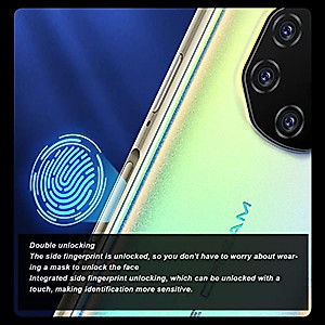 3.5in Mini Unlocked 4G Smartphone Small Old Mobile Phone Dual Cards Dual Standby for Cell Phone for Students, Endurance,Face Recognition,Fingerprint (Black)