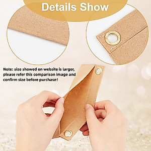 WADORN 5 Colors Purse Felt Insert Organizer, Women Clutch Bag Convert Lined Pochette Envelope Bag Insert Liner with Eyelet Bag in Bag Inner Pocket for WOC Purse, 6.69x2.76 Inch