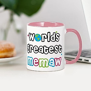 CafePress World's Greatest Memaw! Mug Ceramic Coffee Mug, Tea Cup 11 oz