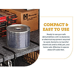 SnapSafe Reusable Canister Dehumidifier, 75902 - Portable, Easy to Use Moisture Absorbers for Gun Safes & Cabinets - Prevent Moisture Damage for Gun Safe Accessories, Firearms in Your Gun Vault