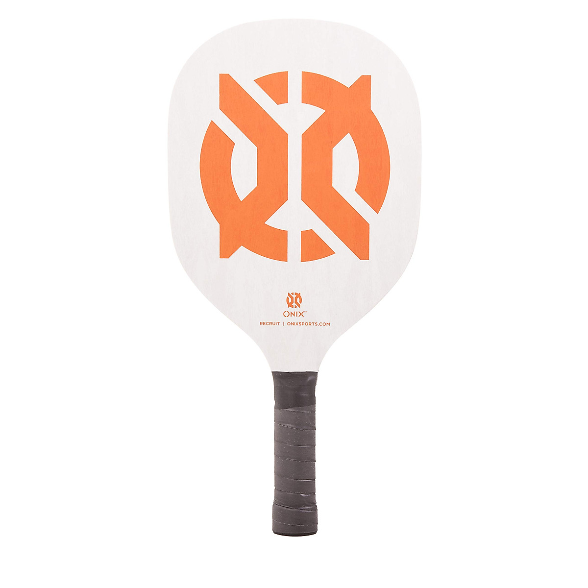 Onix Recruit Pickleball Starter Set Includes 2 Paddles and 2 Pickleballs For All Ages and Skill Levels to Learn to Play, White, 3.00 x 8.00 x 16.00"
