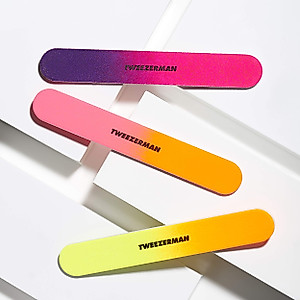 Tweezerman Neon Hot Nail Filemates Model No. 3466-R, 3 Count