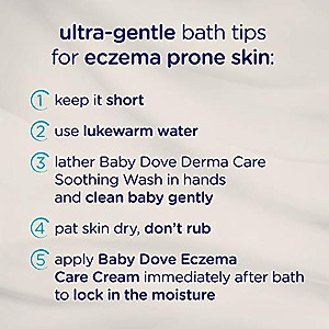 Baby Dove Soothing Wash To Soothe Delicate Baby Skin Derma Care Washes Away Bacteria, No Artificial Perfume Or Color, Paraben Free, Phthalate Free 13oz