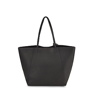 Louis Vuitton, Pre-Loved Black Leather Lock Me Tote MM, Black