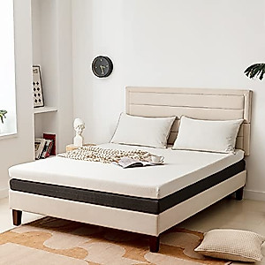 8 inch AeroFusion Memory Foam Mattress/Topper Queen Size,4"+4" Combination Topper in a Box,Medium Firm 2022 Innovative Mattress for Pressure Relief,CertiPUR-US Certified