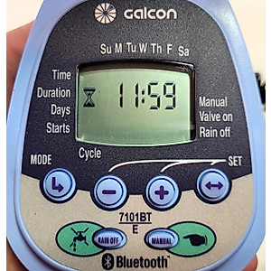 Galcon 7101D Battery Operated Single Valve Sprinkler Timer with a Waterproof Professional Irrigation Controller 3/4 inch Valve Drip, Sprinkler, GAR6S231UP0