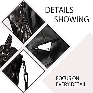 KL928 Purses and Handbags for Women Shoulder Bag, Z-Black