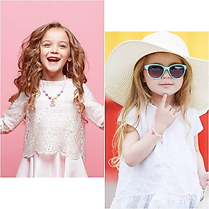 ZOCONE Colorful Candy Pendant Charm, 60 Pcs Mixed Cute Charms Set Contains Gummy Bear Charms Ice Cream Sweet Candy Pendants Lollipop Shape Polymer Clay Charms, Resin Charms for Jewelry Making