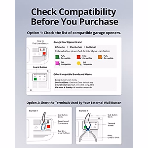 eufy Security Garage-Control Cam Plus with Sensor, Smart Garage Control, 2-Door Control, Detects Open/Close Status, 2K HD, No Monthly Fee, AI Human Detection, 2.4GHz Wi-Fi Only