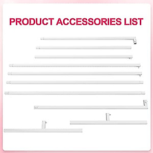 Wedding Arch Backdrop Stand 6.6x5 FT Square Wedding Arches for Ceremony White Metal Arch Stand for Wedding Bridal Shower Birthday Party Garden Floral Wedding Arbor Anniversary Event Decor