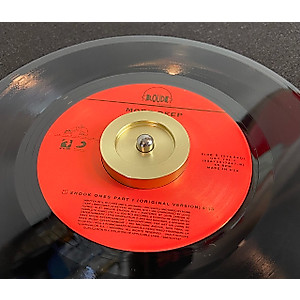 Beat Breakerz 45 RPM Adapter CNC Aluminum 7 inch Vinyl Record (Gold)