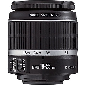 Canon EOS Rebel T7 DSLR Camera + EF-S 18-55mm f/3.5-5.6 is II Lens Bundled with Premium Accessories (32GB Memory Card, Padded Equipment Case and More.) (Renewed)