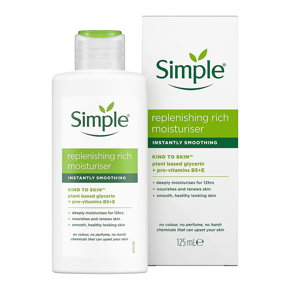 6 x Simple Kind to Skin Replenishing Rich Moisturiser 125ml