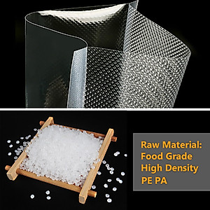 Tooracom Vacuum Sealer Bags Rolls, for Food Saver Seal a Meal, Weston, Commercial Grade, BPA Free, Heavy Duty, Great for vac storage, Meal Prep or Sous Vide, 2Rolls (11''x16')