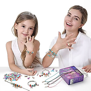 Niskite Girl Toys Bracelet Making Kit: Toys for Girls Age 5 6 7 8 9 10 Year Old Girl Birthday Gift Ideas