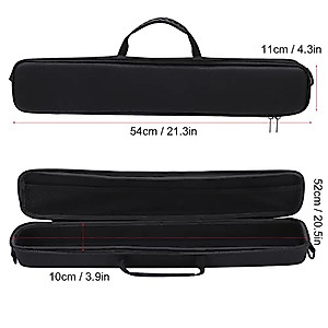 Fishing Rod Holder Bag, Fishing Rod Bag Large Space Net Pocket Double Zipper with Shoulder Strap for Fishing Tools