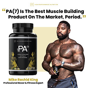 HPN PA(7) Phosphatidic Acid Muscle Builder Top Natural Muscle Builder - Boost mTOR | Build Mass and Strength from Your Workout | 30 Day Supply