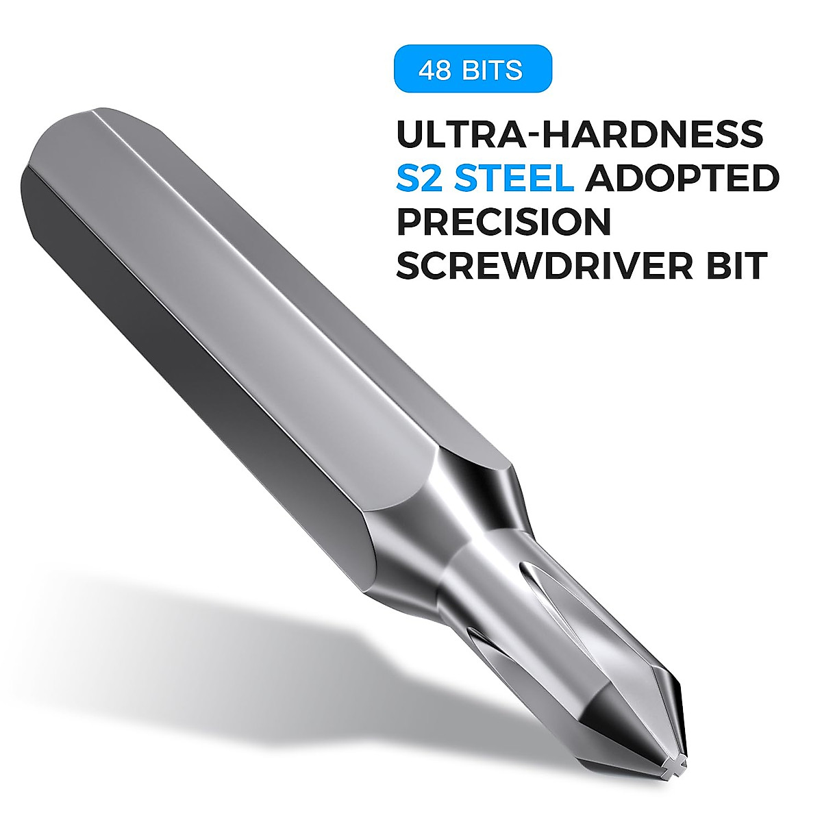 RARTOP Screwdriver - 51 in 1 Screwdriver Set with 48Pcs Mini Screwdriver Bits, Magnetic Screwdriver Phillips, Slotted, Square, Torx, Hex, Screwdriver Hand Tool Set for Electronics Repair