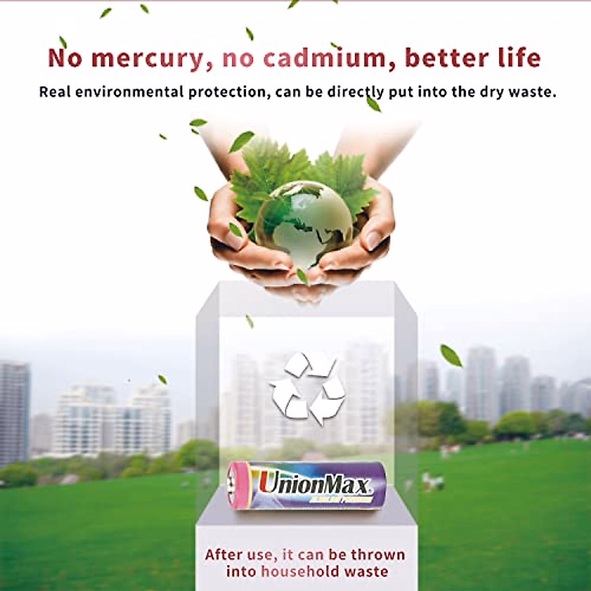 UnionMax AAA Alkaline Battery Super Power Premium LR03/AAA 1.5 Volts 20PCS Paper Pack