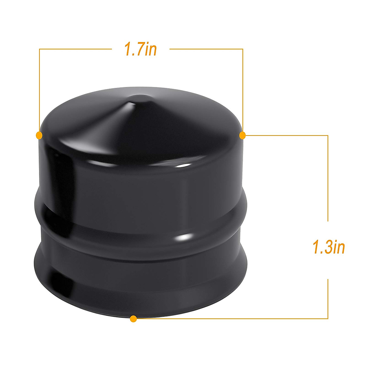 532104757 Lawn Tractor Axle Cap fit for Husqvarna,4 Pack Hub Cap fit for Craftsman Axle Hub Cap Prevents Dirt from Entering The Wheel Hub and Axle Replace 532175039,104757X428,104757X prime&swift