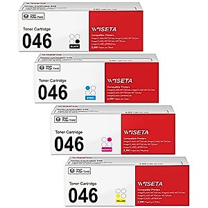 046 Toner MF733Cdw Toner Compatible Toner Cartridge Replacement for Canon 046 Toner Cartridge 046H CRG-046 for Color ImageCLASS MF733Cdw MF731Cdw MF735Cdw LBP654Cdw Printer (Black Cyan Magenta Yellow)