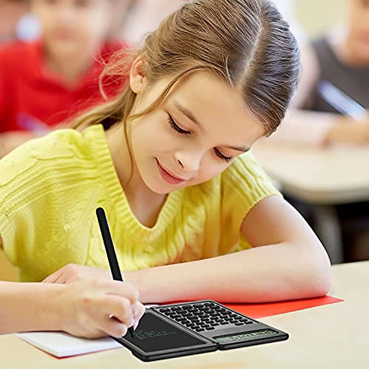 Aucanla Scientific Calculators,10-Digit LCD Display Desk Calculator with Notepad,Premium School Supplies for High School & College Students