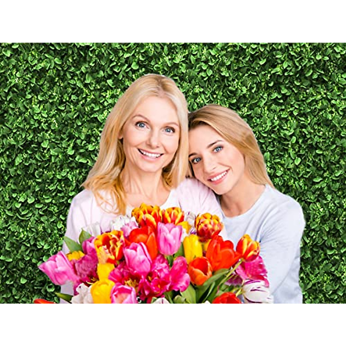 8x6ft Green Leaves Backdrop Greenery Leaf Wall Background for Jungle Theme Baby Shower Party Wedding Baby Shower Party Bridal Shower Photo Props Cake Table Decor CY-066