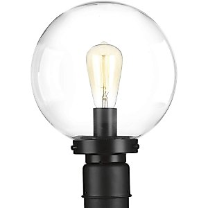 Progress Lighting P540007-031 Globe Lanterns Outdoor, Black