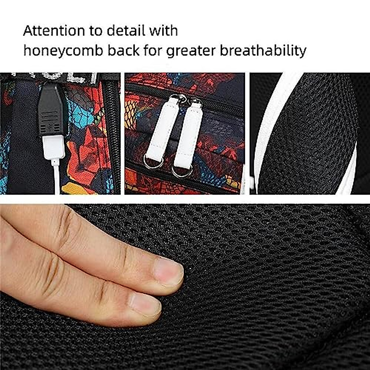 Basketball Player J-Ordan Laptop Multifunctional Backpack Waterproof Travel Backpack Fan Book Bag (E3)
