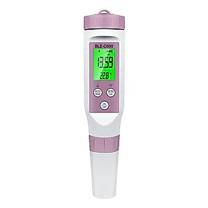 Viprh 7 in 1 PH EC Conductivity TDS Salinity ORP SG BT Meter Tester Measures