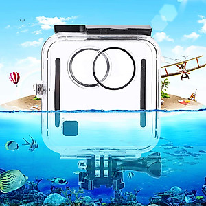 Waterproof Housing Case, 45M Underwater Protective Diving Case Housing Shell Replacement Cover for GoPro Fusion