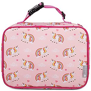 Bentology Lunch Box for Girls - Kids Insulated, Durable Lunchbox Tote Bag Fits Bento Boxes, Containers and Bottles, Back to School Lunch Sleeve Keeps Food Hotter or Colder Longer - Unicorn, Horse