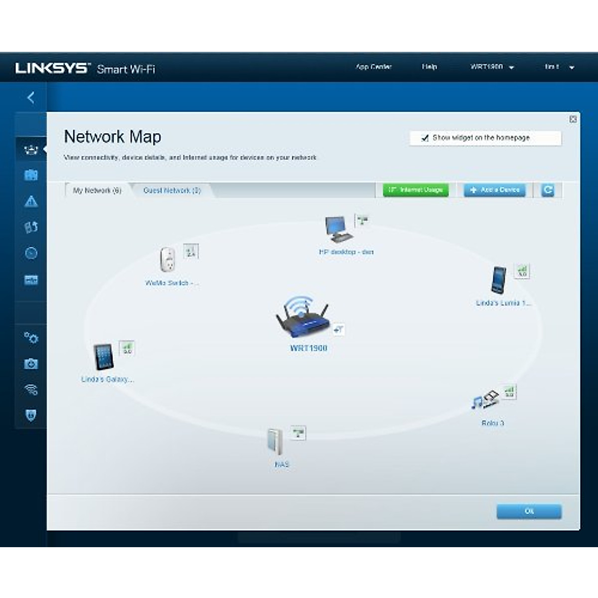 Linksys WRT1900AC 2.4 and 5GHz Dual Band Smart Wi-Fi Wireless AC Router (WRT1900AC-EJ)