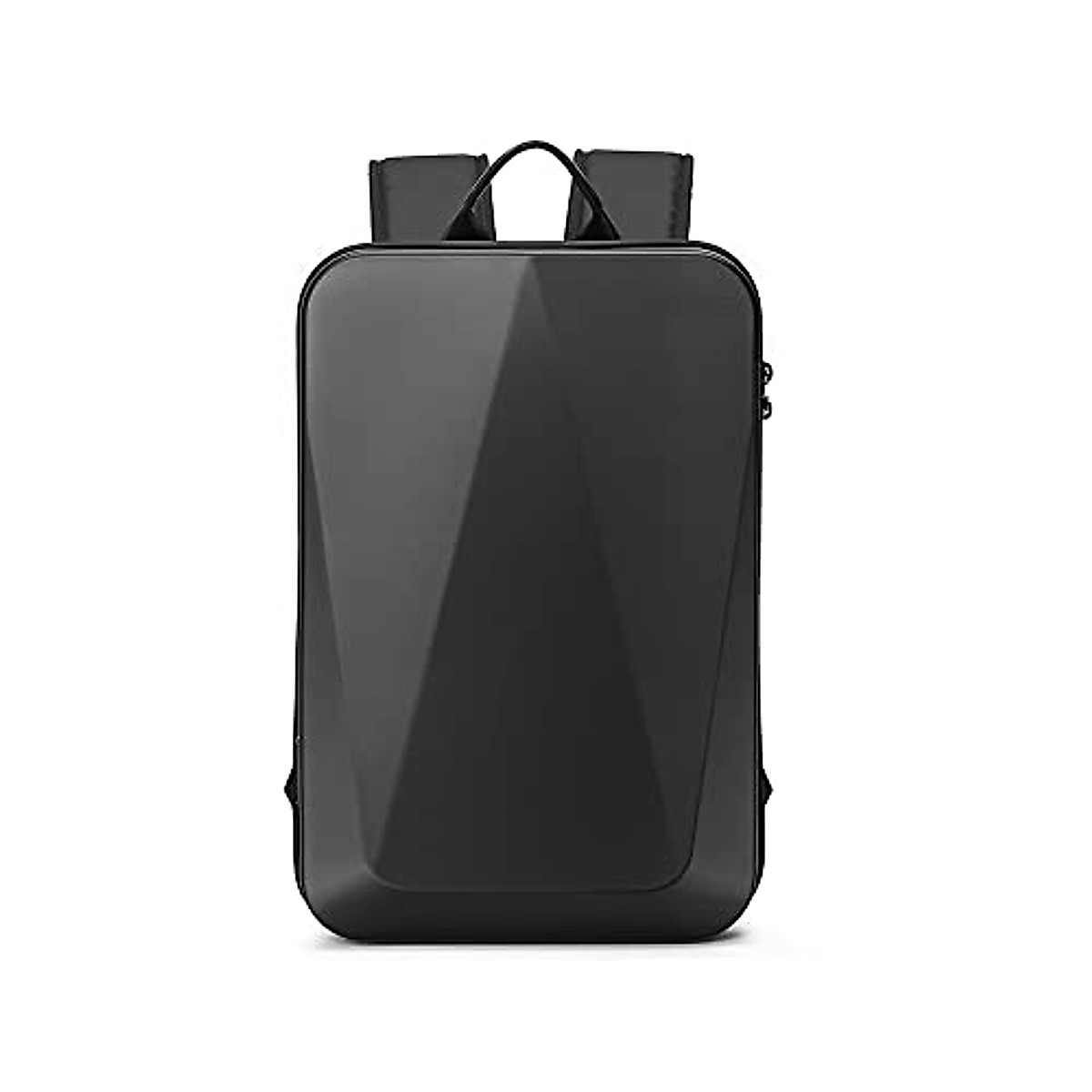 Anti Theft Hard Shell Business Backpack,Waterproof Travel Backpack, USB 15.6 Inch Laptop Backpack for Men (Black, Expandable)