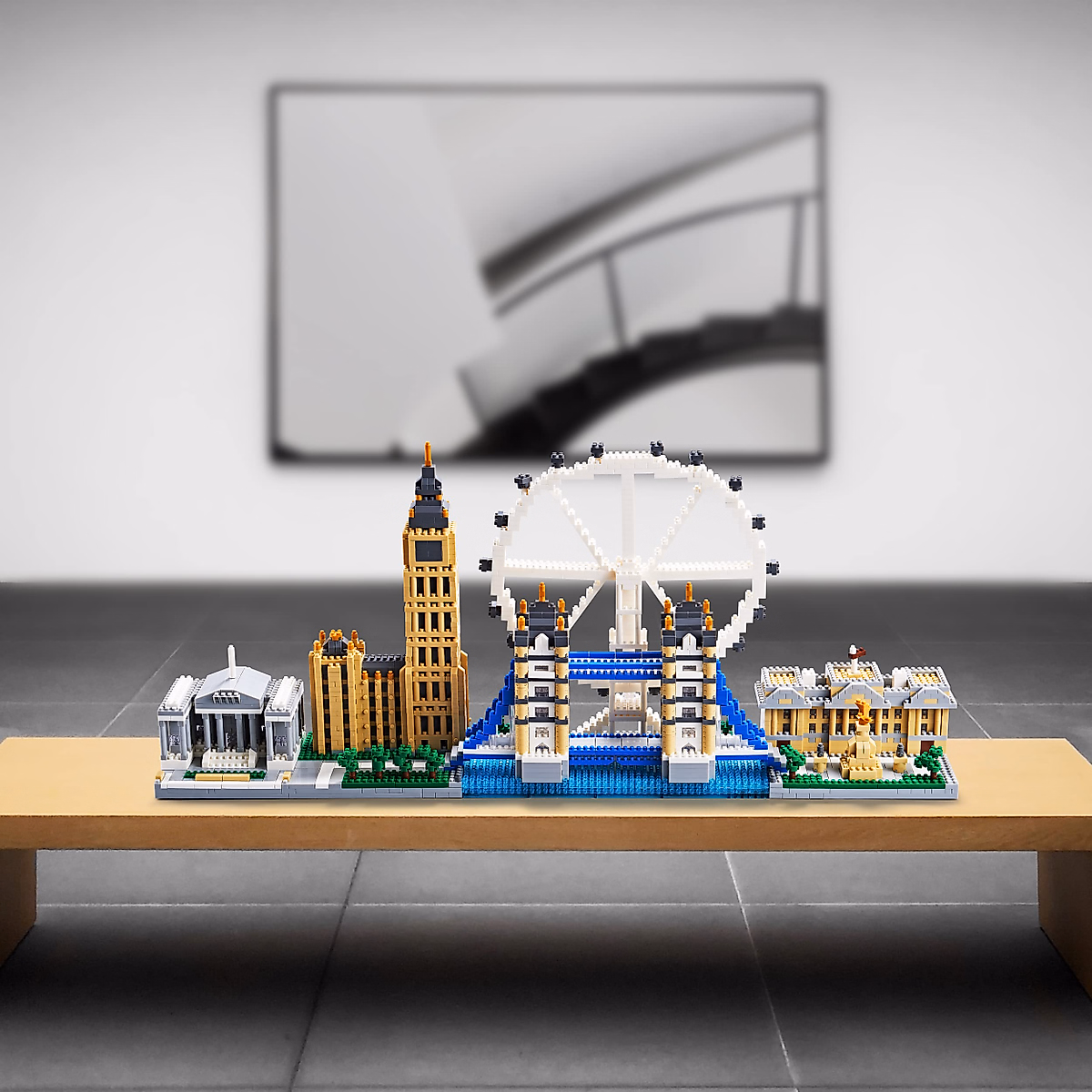 KLMEi Building Micro Mini Blocks Architecture Skylines Collection Set for Adults London Bridge Mini Bricks for Kids (3430 Pieces)