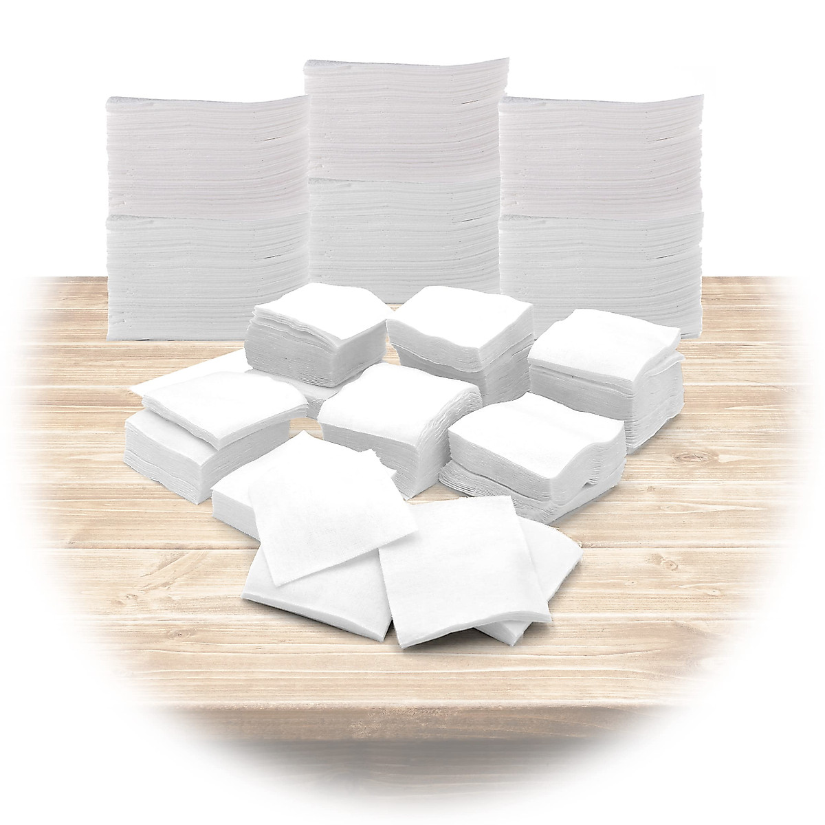 1000PCS Gun Cleaning Patches - 2 1/2" Square Gun Cleaning Cloth, Lint-Free Gun Cloth, Absorbent Gun Wipes, Fits Caliber .40-.50 / 12-20 Gauge - Gun Cleaning Supplies, Gun Patches for Cleaning Guns