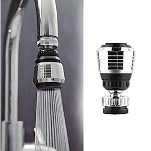 360 Degree Rotate Faucet ， Deluxe Internal Thread Nozzle Filter Adapter Water Saving Bubbler Connector Swivel Tap Aerator Diffuser Kitchen Accessories#0028/4（2PCS）
