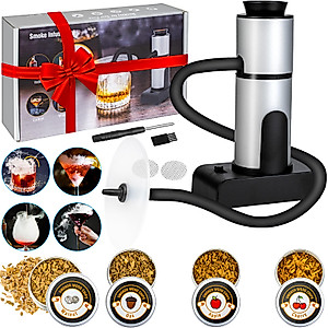 Souroyea Cocktail Smoker Kit, Drink Smoker Infuser Kit Cocktail Whiskey Smoker Infuser, Portable Old Fashion Smoker Kit, Father's Day Gifts for Man, Dad, Husband