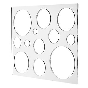 HERMIT TOOLS 12"*10" inches 12-in-1 Circle Inlay Template | Router and Decorative Templates for Woodworking