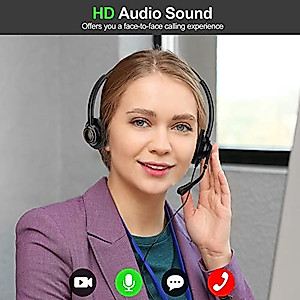 N/X Telephone Headset with Noise Cancelling Mic Compatible with Cisco IP Phones 7931 7940 7941 7942 7945 7960 7961 7962 7965 7970 7975 and More