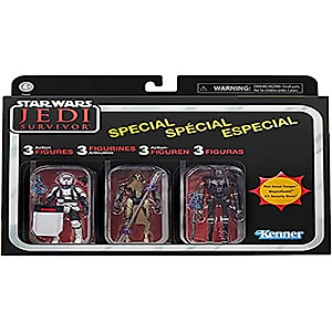 Hasbro Star Wars The Vintage Collection Gaming Greats Jedi: Survivor 3 3/4-Inch Scale Action Figures 3-Pack (F5564)