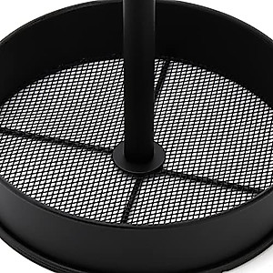 AVLA 2 Pack Steel Condiment Caddy, Rust-Resistant Seasoning Sauce Holder, Metal Storage Rack Basket with Display Handle, Table Caddies Collection for Restaurants & Homes, Picnics, Outdoor Grills